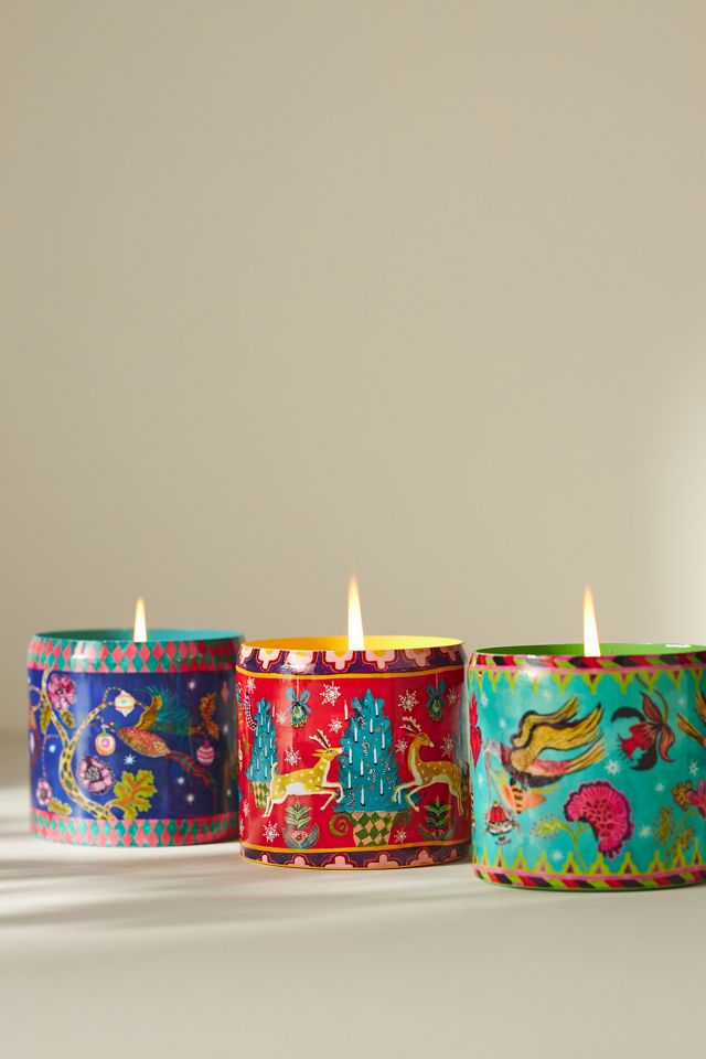 Raphael Balme Fresh Sparkling Citrus & Juniper Tin Candle | Anthropologie