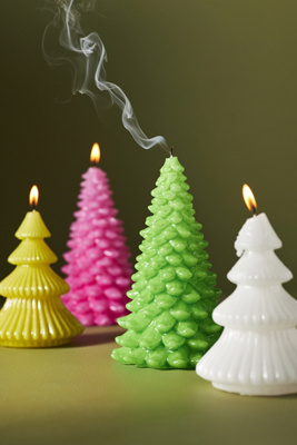 High Gloss Wax Tree Candle | AnthroHome