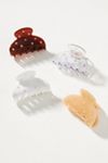 Crystal Embellished Hair Claw Clips, Set of 4 | Anthropologie