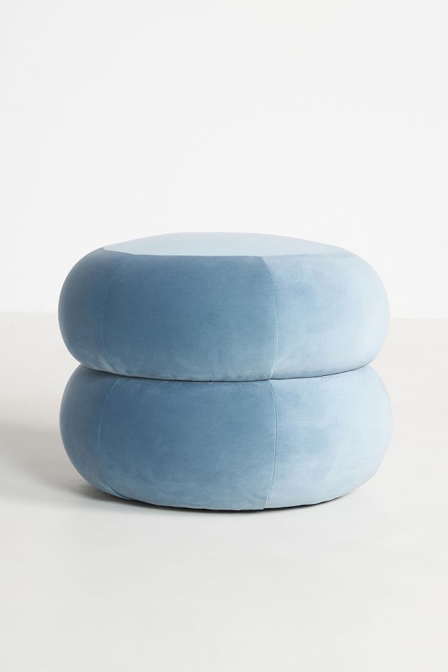 Muntz Velvet Ottoman AnthroHome