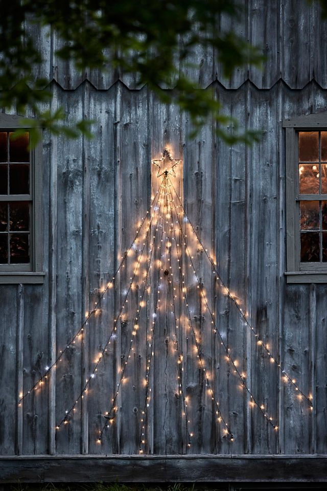 Star Topped Cascade Garland | AnthroLiving