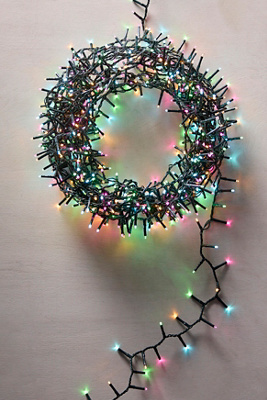 LED Compact Utility Light Strand, Multi Color | AnthroLiving