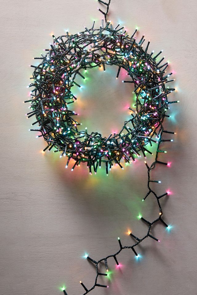 LED Compact Utility Light Strand, Multi Color | AnthroLiving