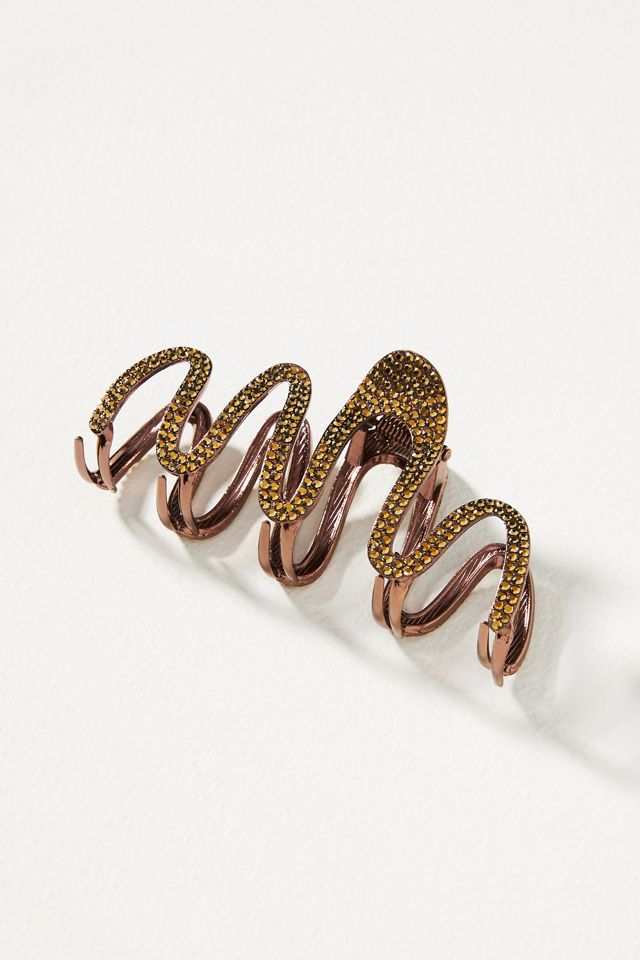 XL Squiggle Hair Claw Clip | Anthropologie