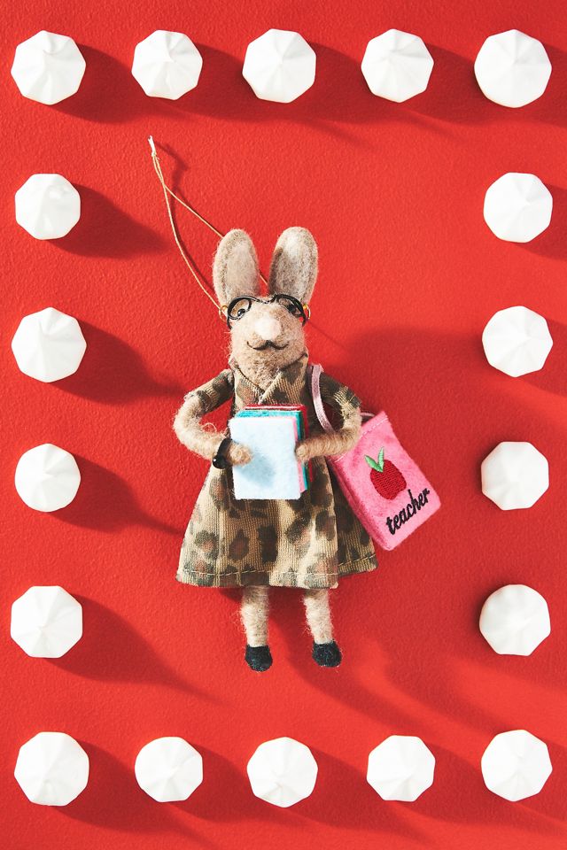 Busy Bunnies Felt Ornament | Anthropologie