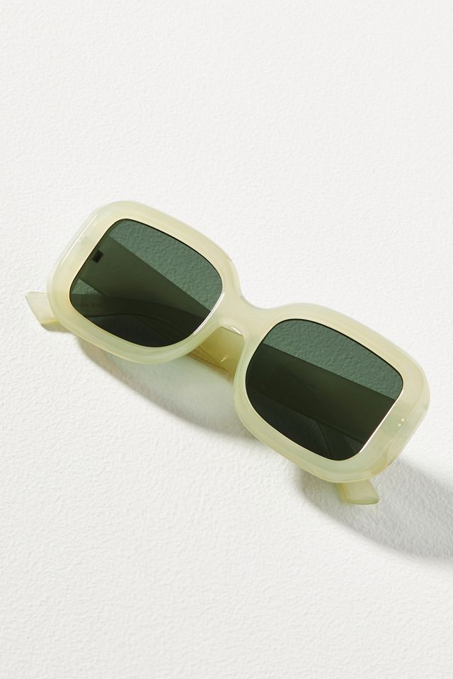 Rounded Rectangle Sunglasses | Anthropologie