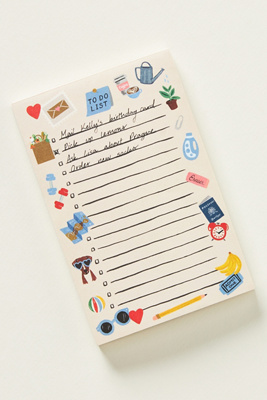 Rifle Paper Co. To-Do List Notepad | AnthroLiving