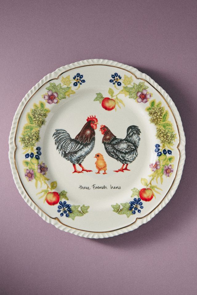 Lou Rota Twelve Days of Christmas Dessert Plate | Anthropologie