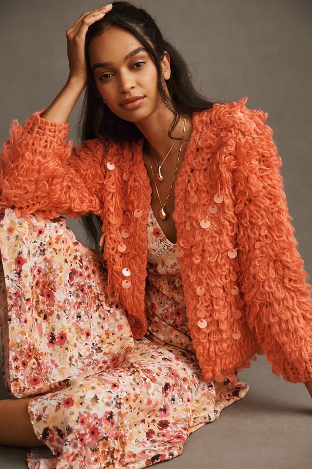 In Things Loop-Crochet Cardigan | Anthropologie