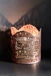 Lacy Fan Candle Holder, Copper | AnthroLiving