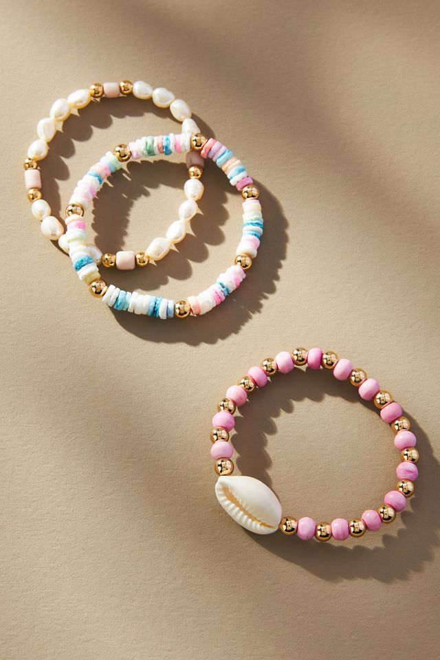 Logan Tay Candy Stack Bracelets, Set of 3 | Anthropologie