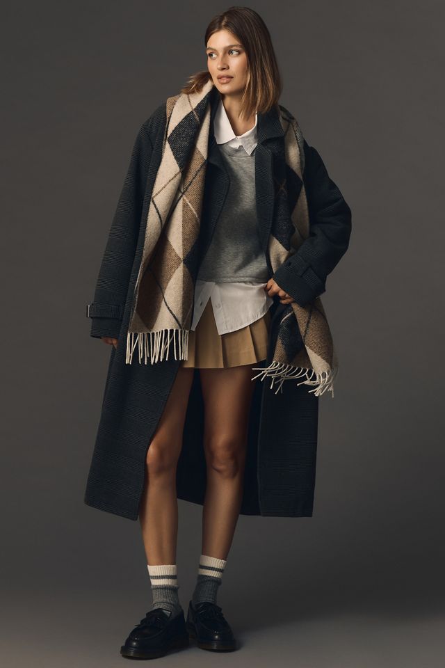 Tartan Blanket Co. x Pretty Little Fawn Argyle Scarf | Anthropologie