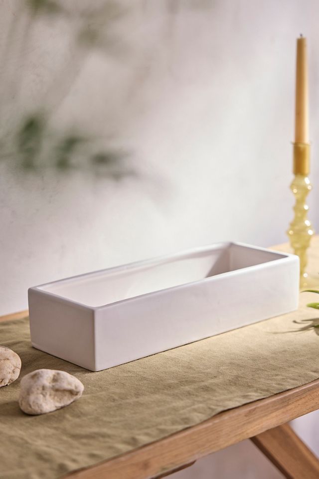 Ceramic Trough Planter | AnthroHome