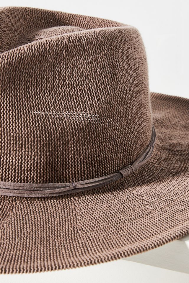 Wyeth Leather-Trimmed Rancher Hat | Anthropologie