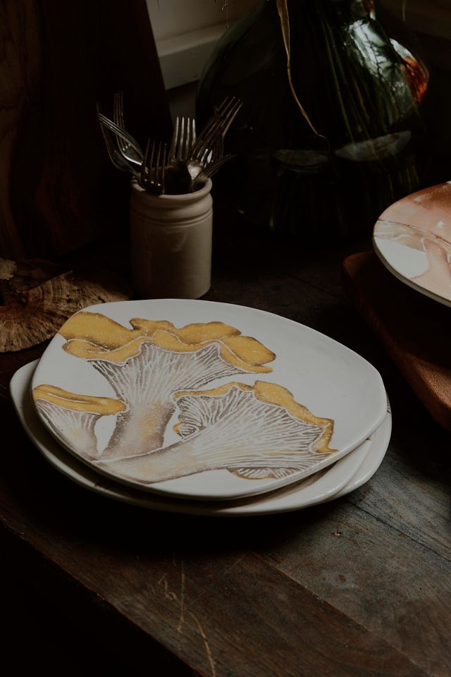 Mushroom Dinner Plate | AnthroLiving