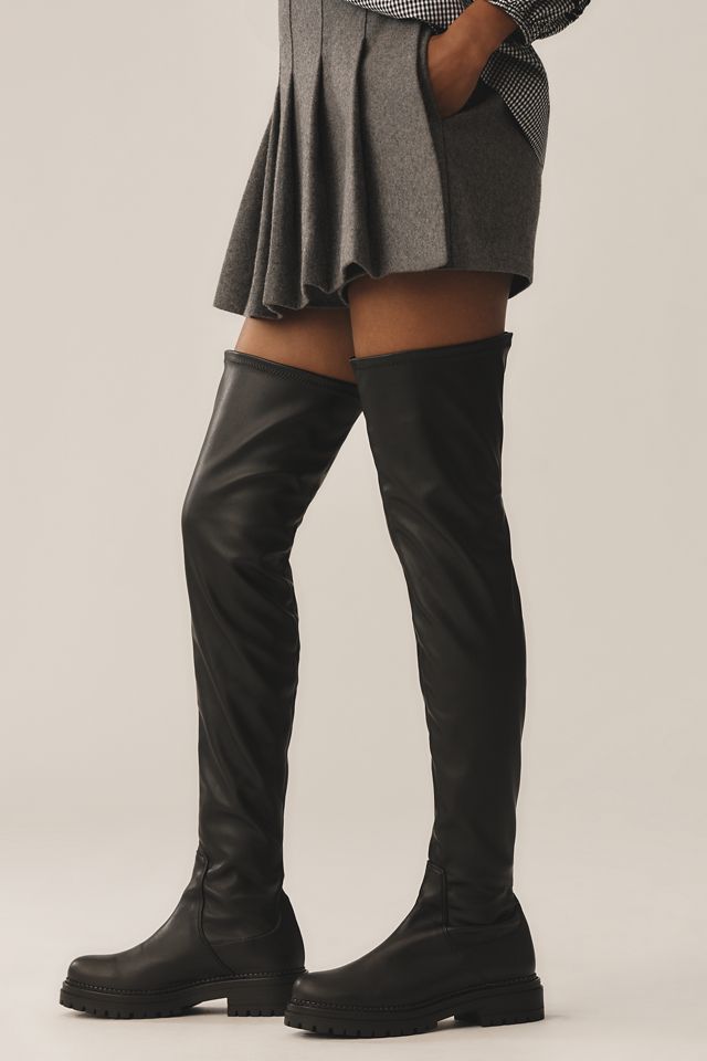 Pilcro Over-The-Knee Combat Boots | Anthropologie