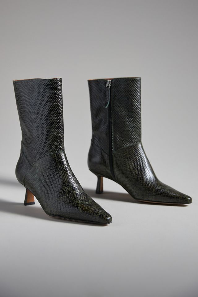 Maeve Kitten-Heel Barrel Boots | Anthropologie