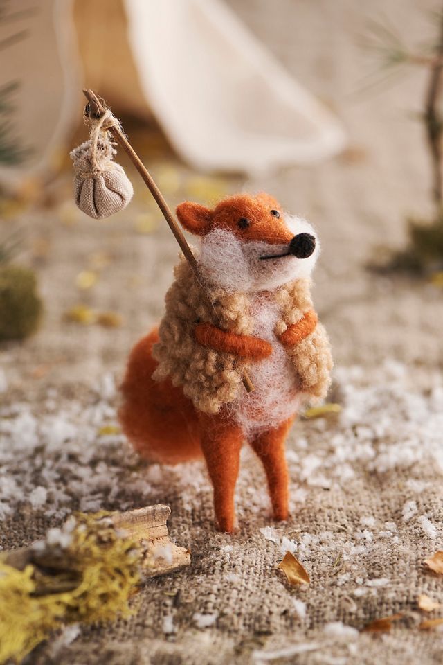 Hiking Fox Felt Critter | Anthropologie