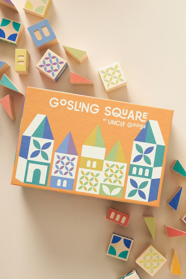 Uncle Goose Gosling Square Building Blocks | Anthropologie