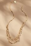 Multi-Layer Stone Chain Necklace | Anthropologie