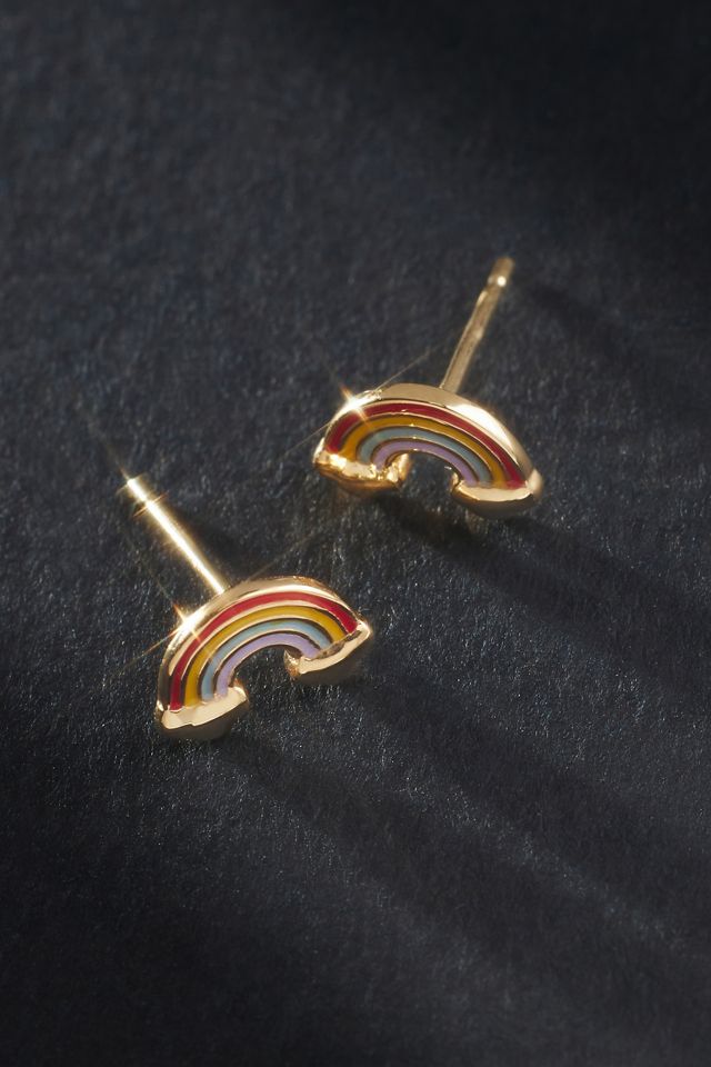Rachel Reid Rainbow Post Earrings | Anthropologie