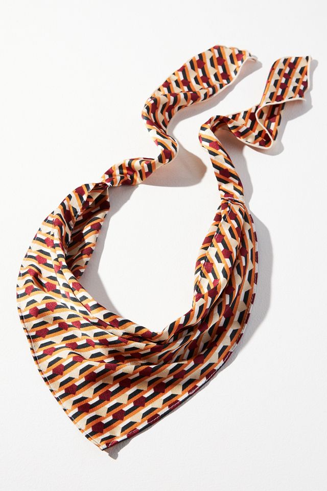 Geometric-Print Head Scarf | Anthropologie