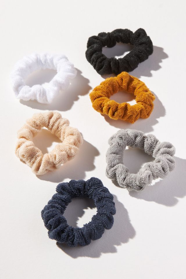 Terry Hair Scrunchies, Set of 6 | Anthropologie UK