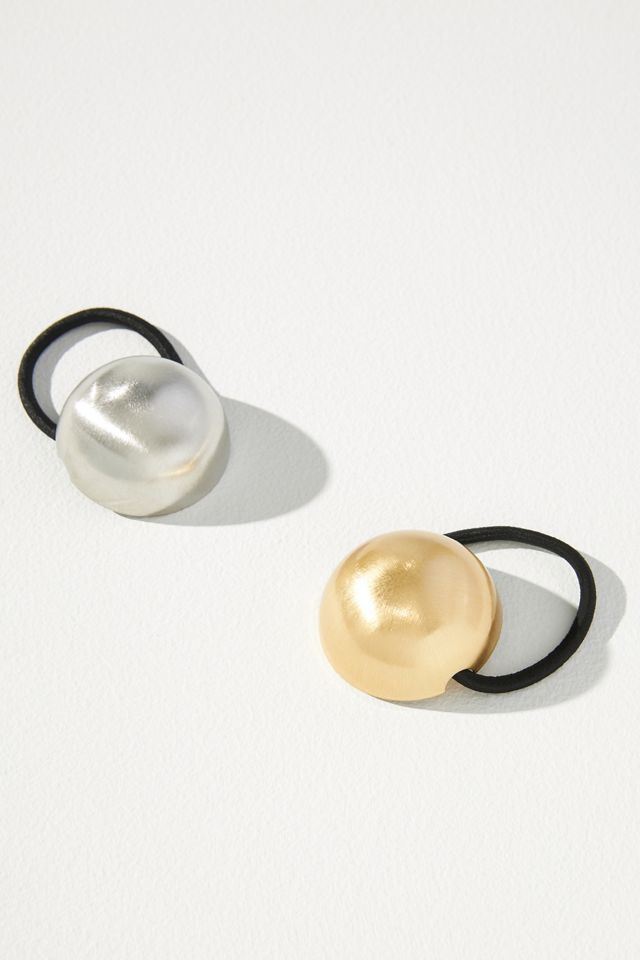 Metal Sphere Hair Bobbles, Set of 2 | Anthropologie UK