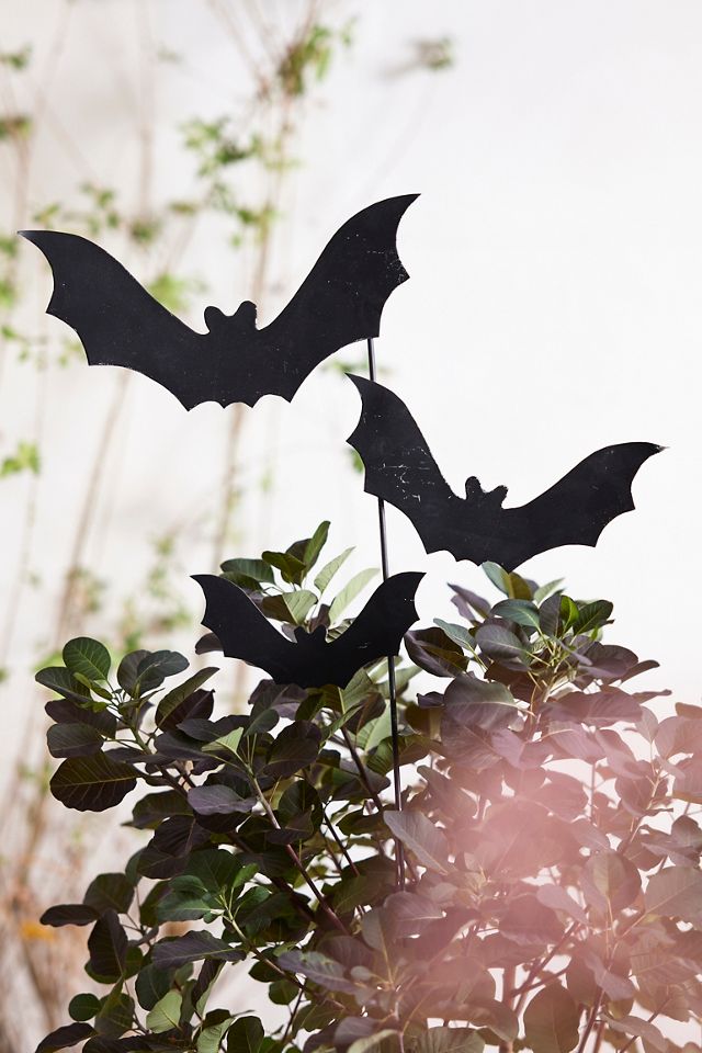 Bat Trio Iron Stake | Anthropologie