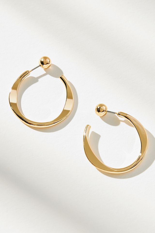 Classic Medium Hoop Earrings | Anthropologie