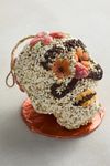 Bird Seed Sugar Skull Ornament | AnthroLiving