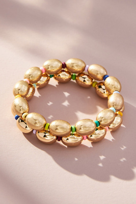 Oval Beaded Bracelet | Anthropologie
