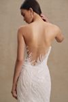 Wtoo by Watters Brooks Strapless Beaded Tulle Wedding Gown | Anthropologie