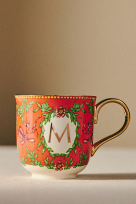 Lou Rota Nature Table Monogram Mug In Multi | ModeSens