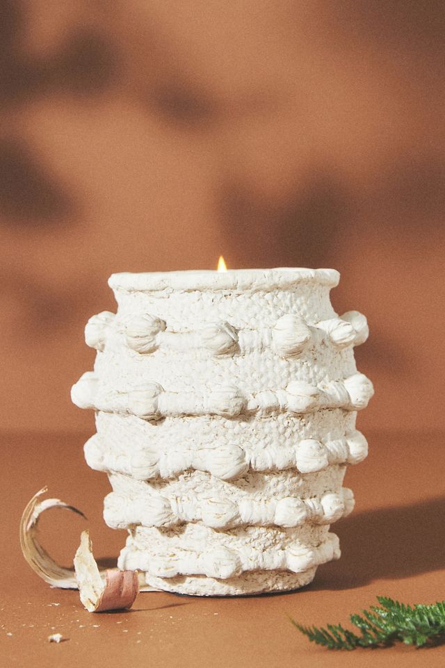 Minka Fern Moss Ceramic Candle | Anthropologie