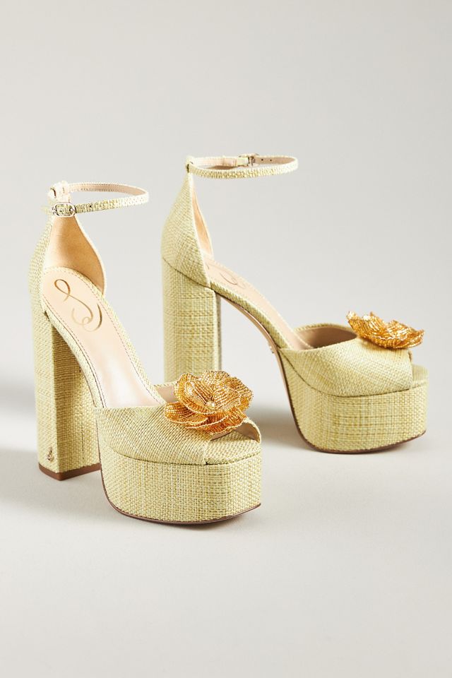 Sam Edelman Kori Flora Platform Heels | Anthropologie