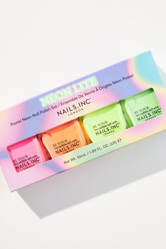 Nails.INC Neon Lite Quad Nail Polish Set | Anthropologie