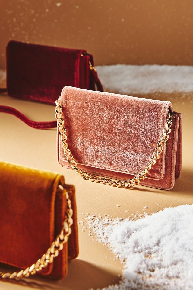 Velvet Crossbody Wallet | Anthropologie