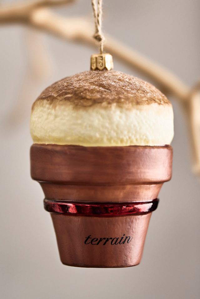 Terrain Flower Pot Bread Kit Ornament | AnthroLiving