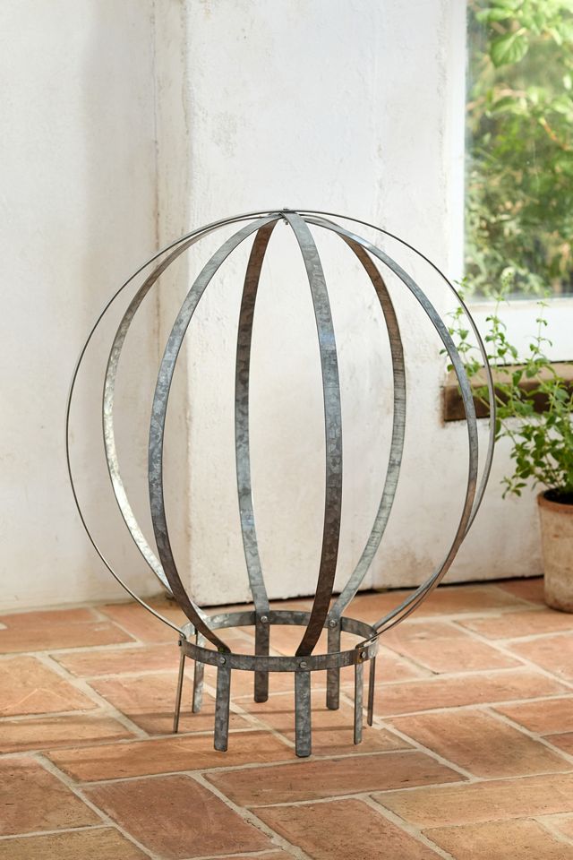 Sphere Topiary Frame, Galvanized | Anthropologie