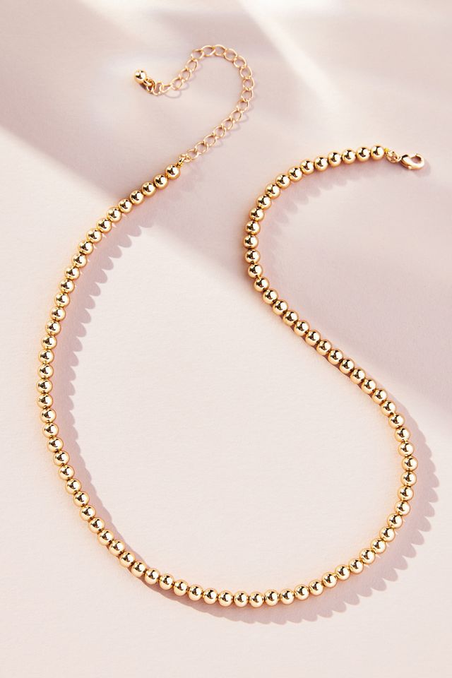 Classic Medium Beaded Necklace | Anthropologie