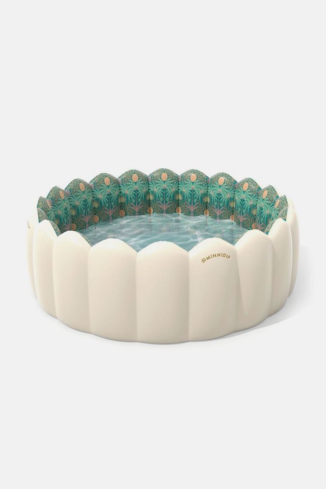 Minnidip Tufted Tulum Luxe Inflatable Pool | AnthroLiving