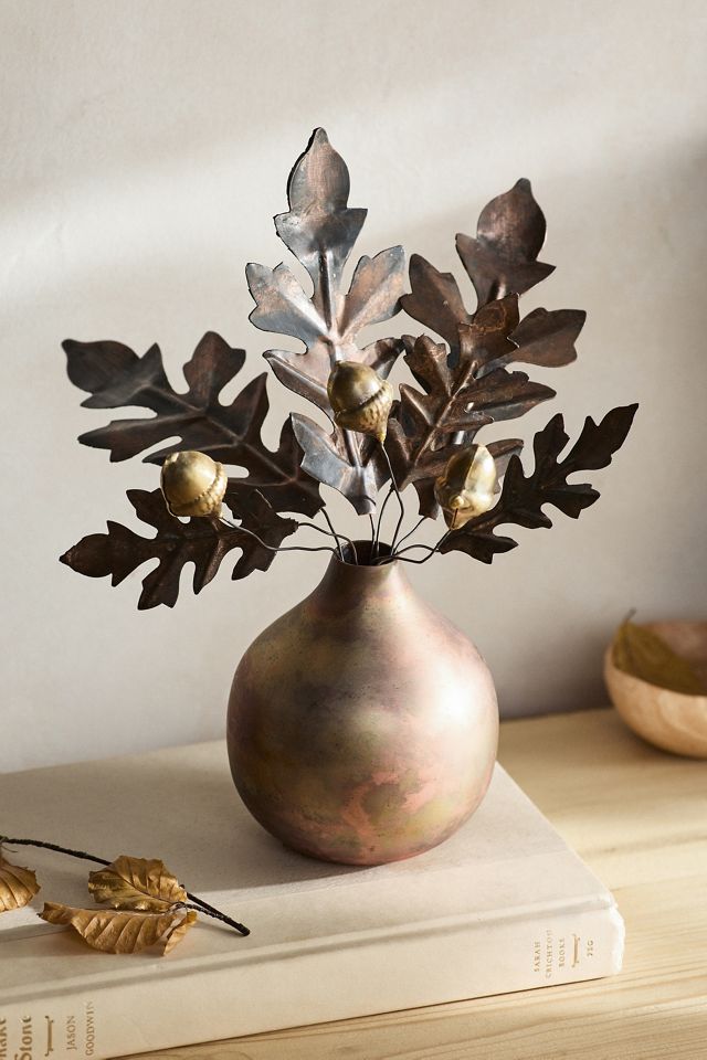 Verdigris Oak Leaf + Acorn Bunch | Terrain