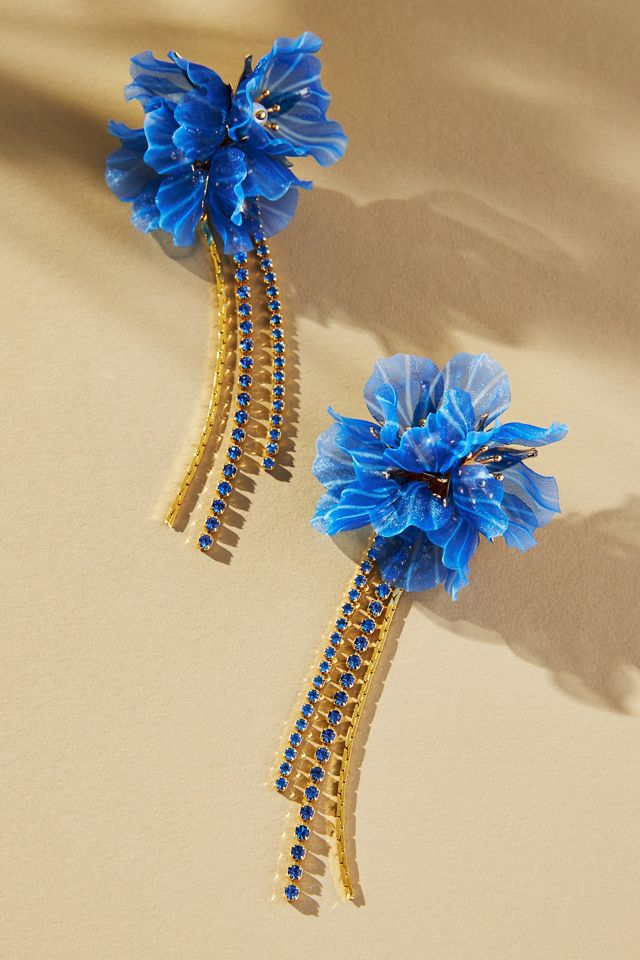 Lionette Godet Flower Earrings | Anthropologie