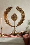 Gilded Heart + Leaf Wreath on Stand | AnthroLiving