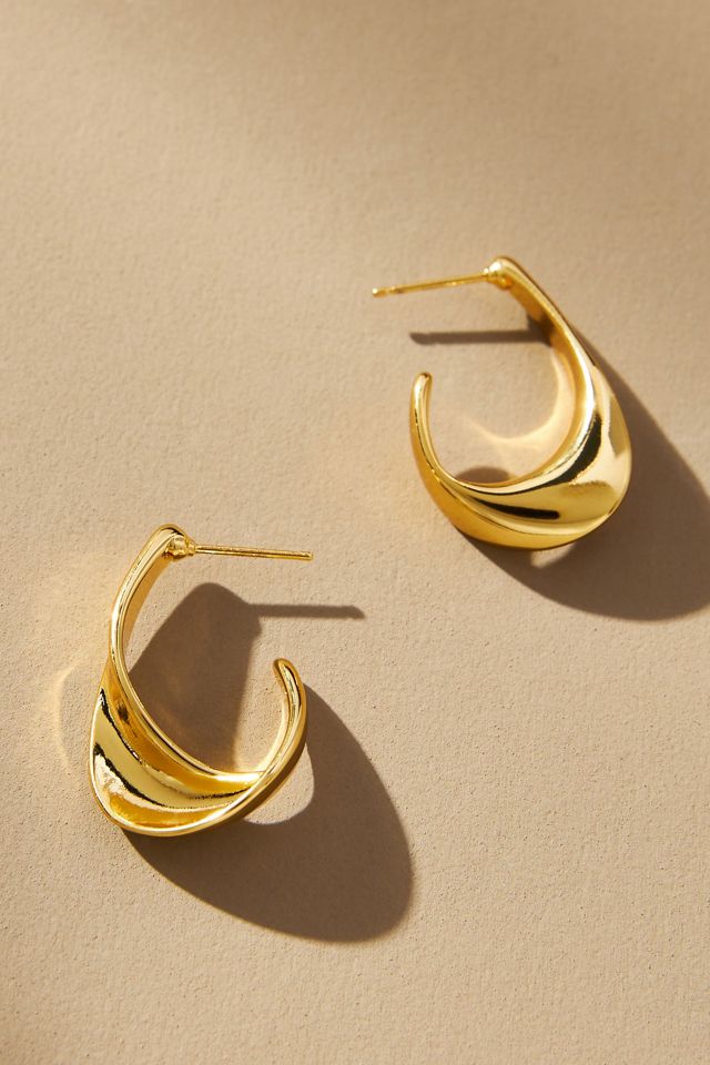 Molten Metal Drop Earrings | Anthropologie