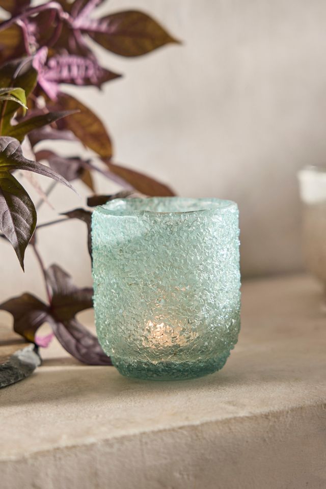 Icy Glass Votive | AnthroLiving