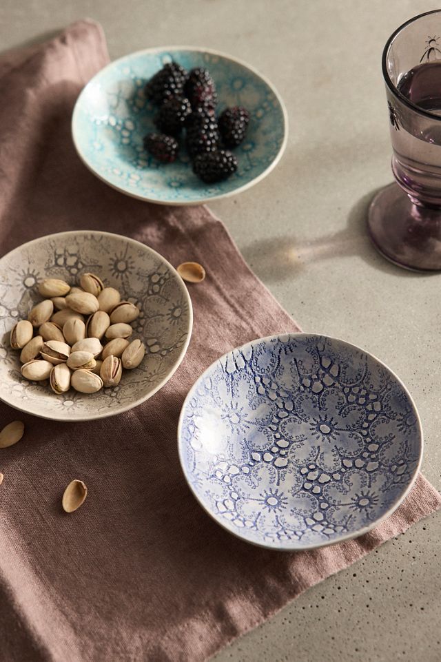 Lacework Ceramic Dip Bowl | Anthropologie