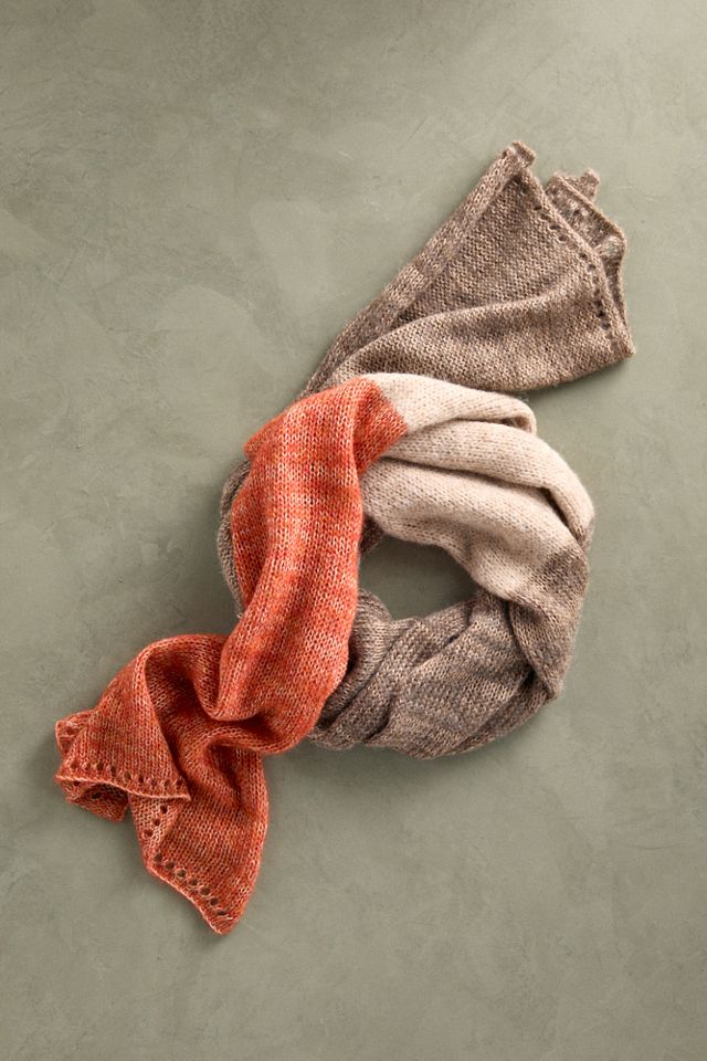 Colorblock Wool Scarf | Terrain