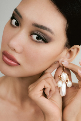 Four-Pearl Drop Earrings | Anthropologie